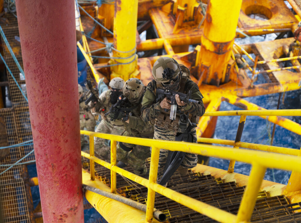 Pentagon Posts Rare Photo Of Navy SEAL-Laden Special Ops Sea Base