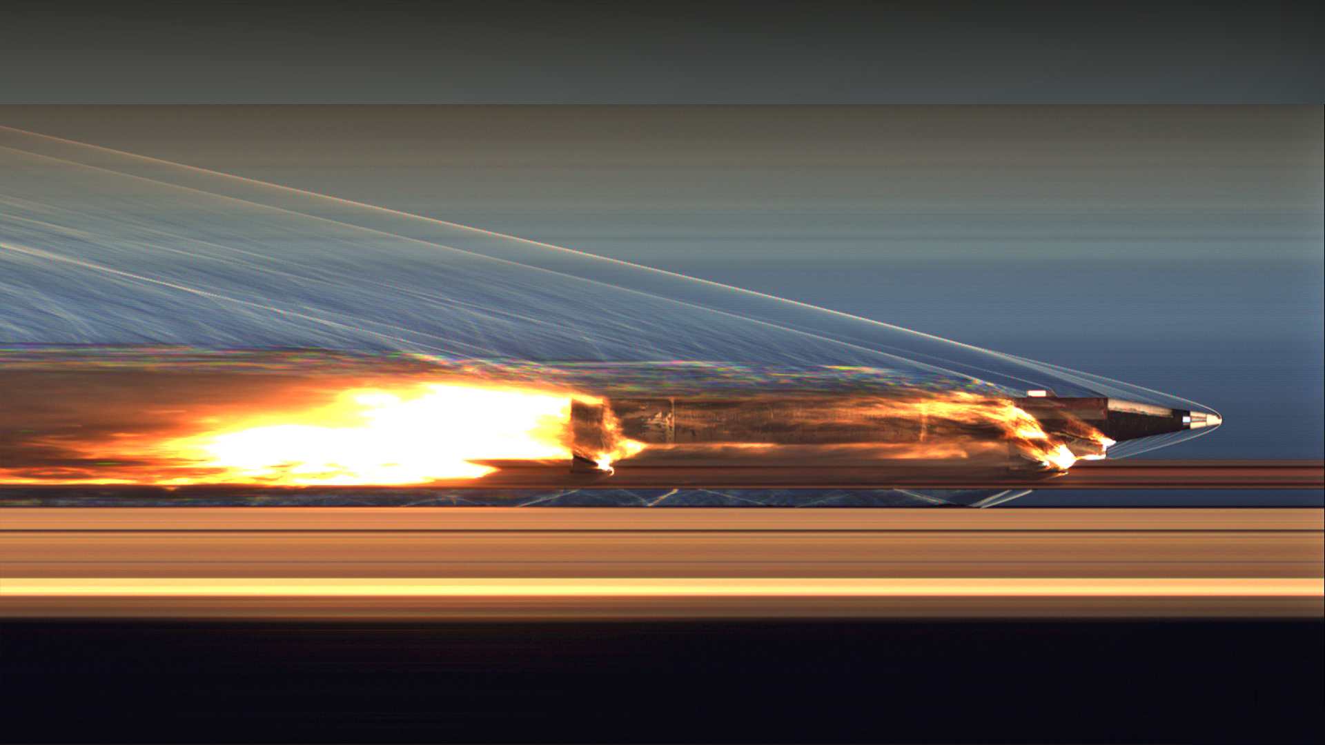 Rocket Sled Track Sets Mach 5.8 Recoverable Test Speed Record