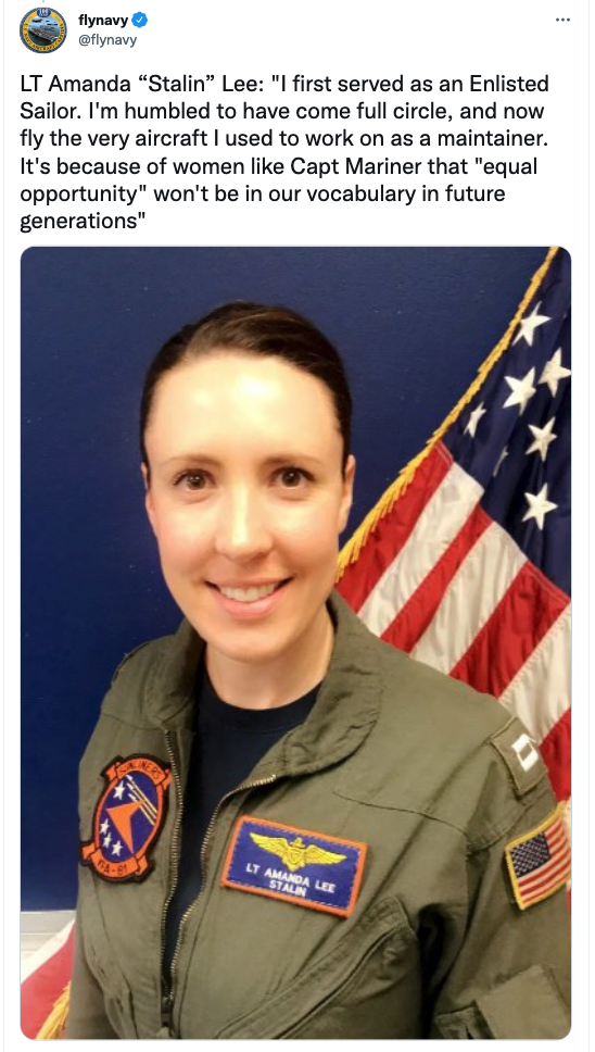 Meet Lt. Amanda "Stalin" Lee, First Woman Blue Angels Jet Demo Pilot