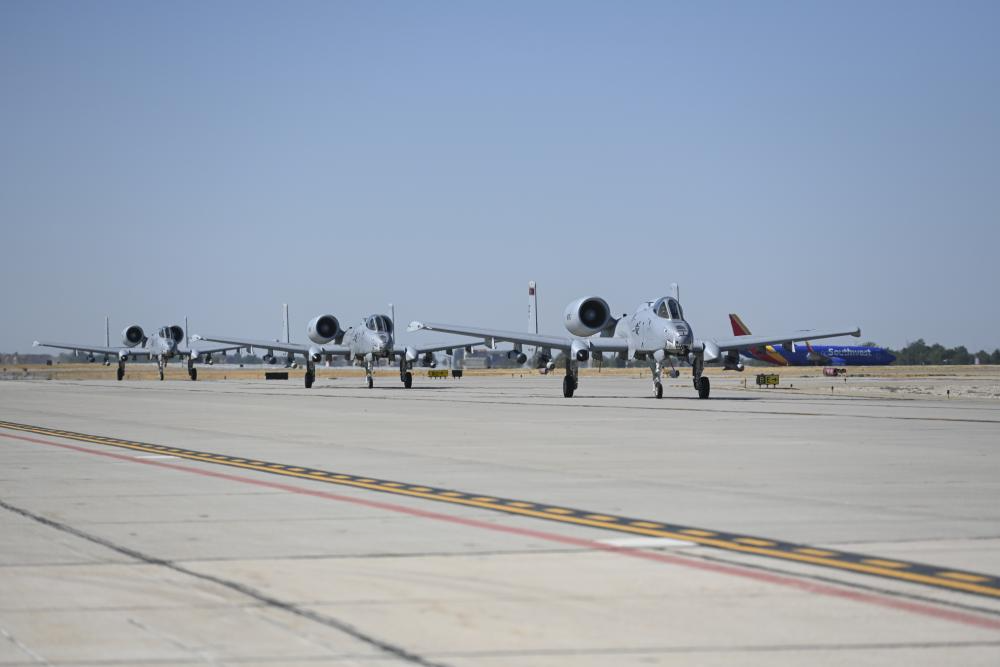 Bbrrrtttiful Images Of A Flightline Packed With A-10s For Hawgsmoke 2022