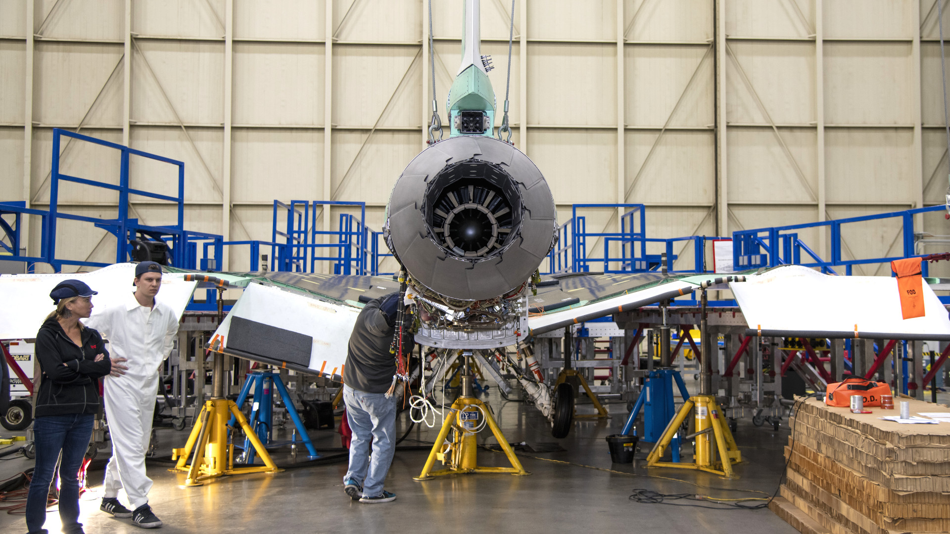 X-59 Supersonic Test Jet Rolled Out At Skunk Works | The War Zone