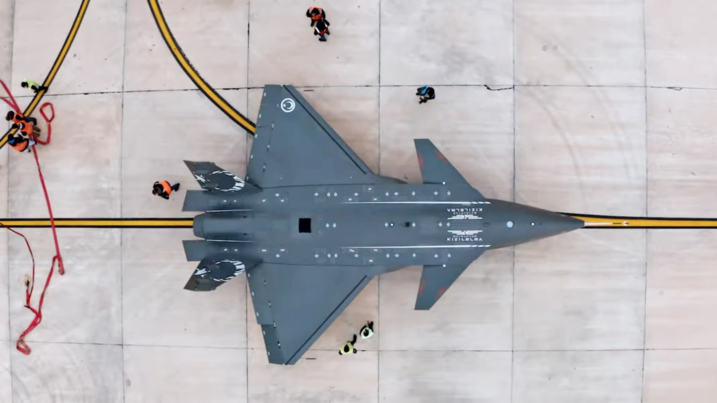 Turkey’s Fighter-Like Drone Emerges For Taxi Tests | The War Zone