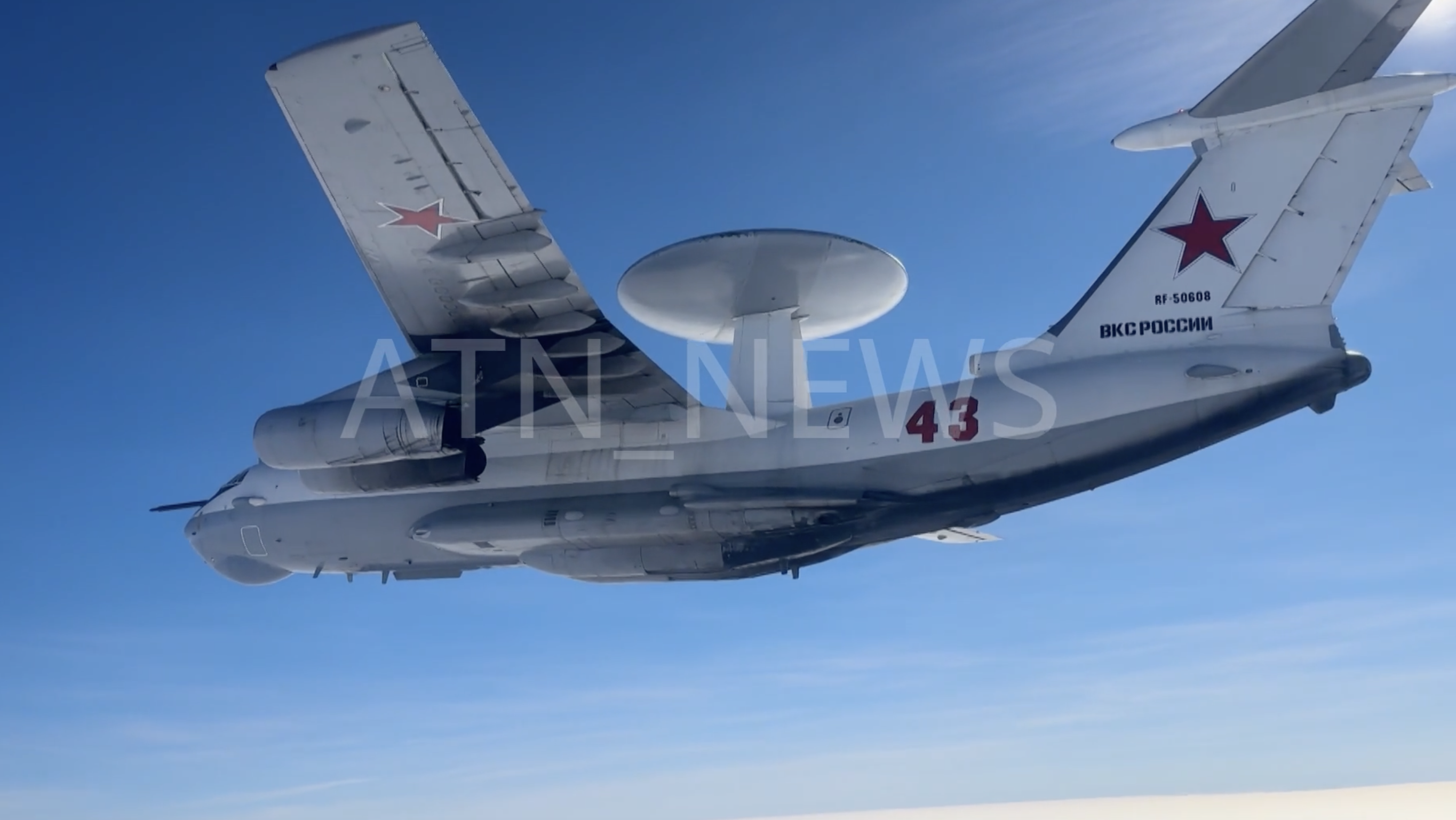 Video Shows Drone Landing On Russian A-50 Radar Jet That Was Supposedly ...