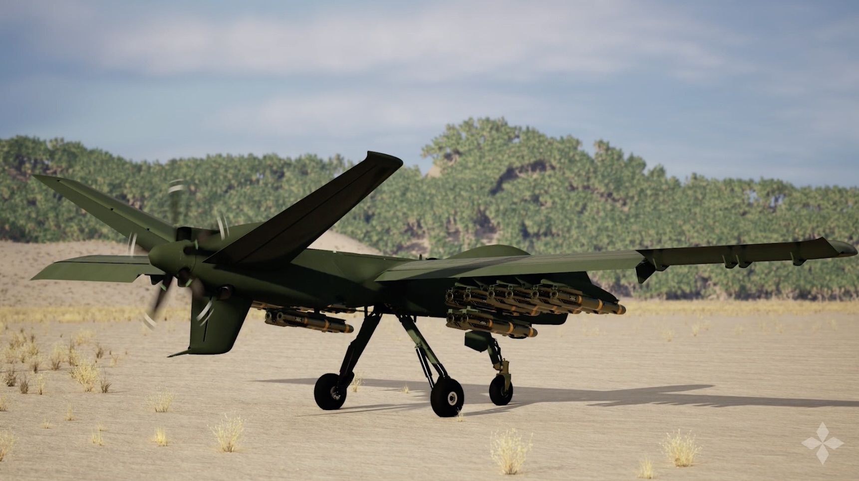 Mojave Drone Rapid Deployment From C-130 Shown In New Concept Video