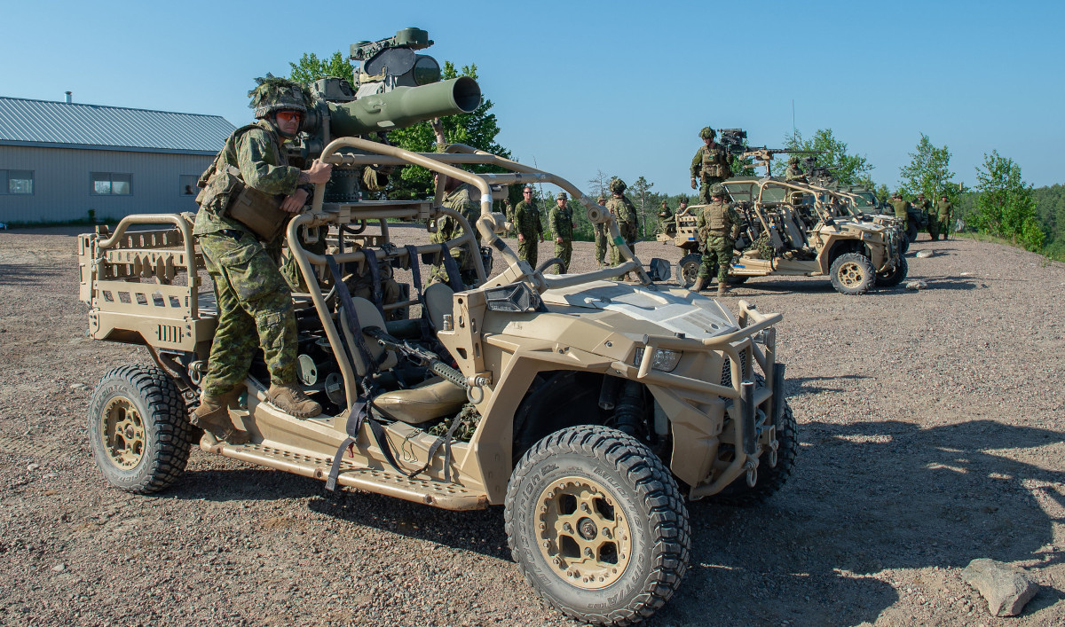 Canada Testing Big TOW Missile System On Little MRZR Buggies