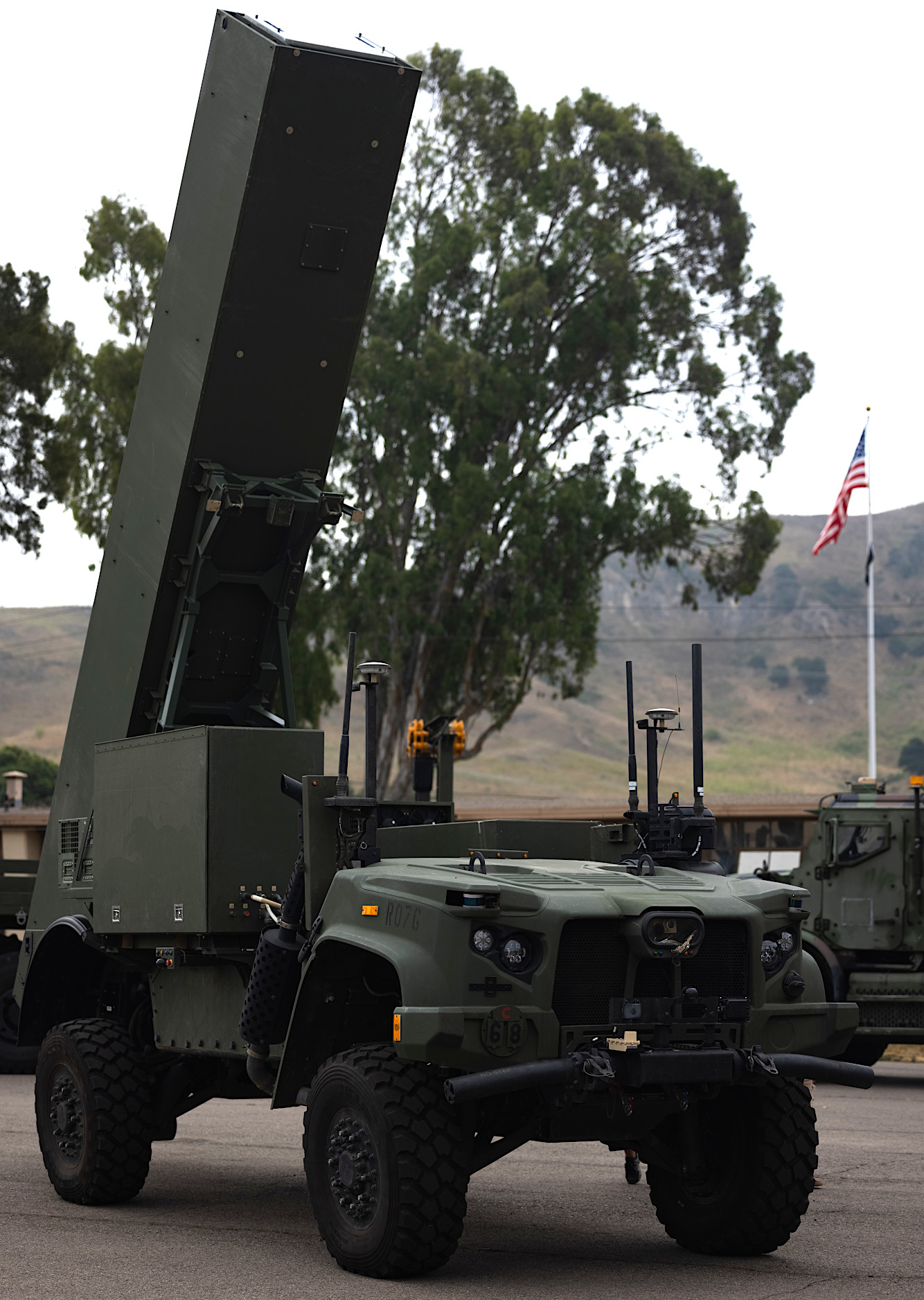 Marines' Tomahawk Missile Launching Drone Truck Breaks Cover