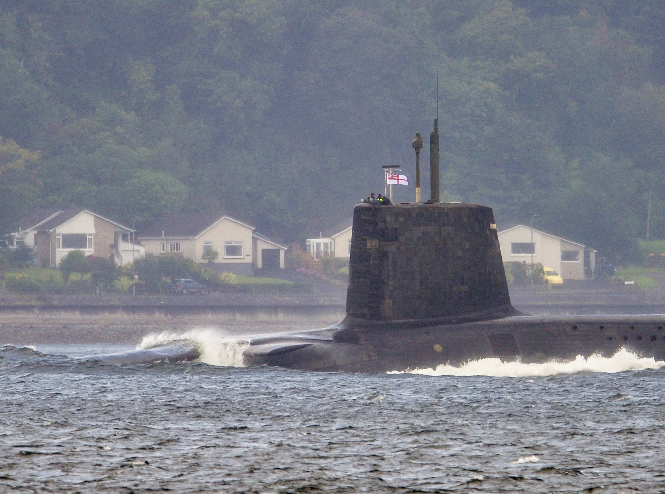 Vanguard Submarine Arrives Home Absolutely Caked In Algae | The War Zone