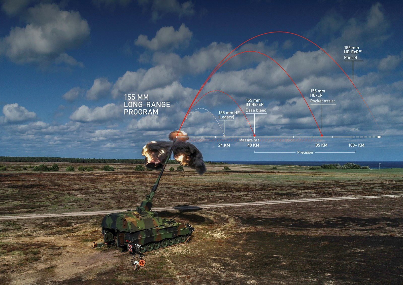 This Is A Ramjet Artillery Shell Right As It's Fired Out Of A Howitzer