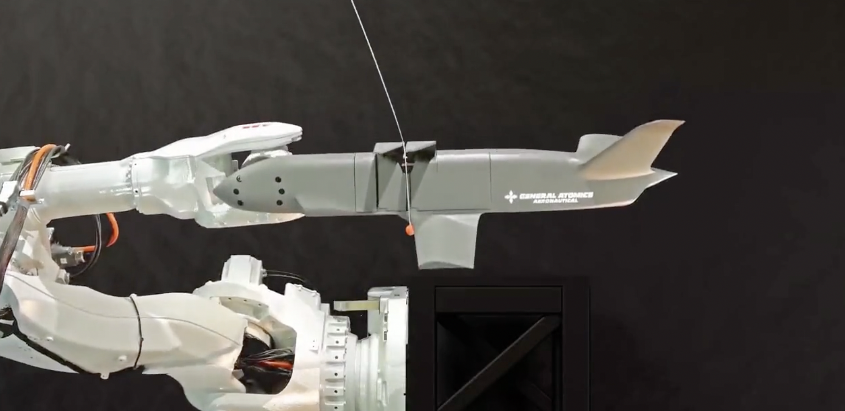 MQ-20 Avenger Tests Recovery Line For Grabbing Smaller Drones Mid-Flight