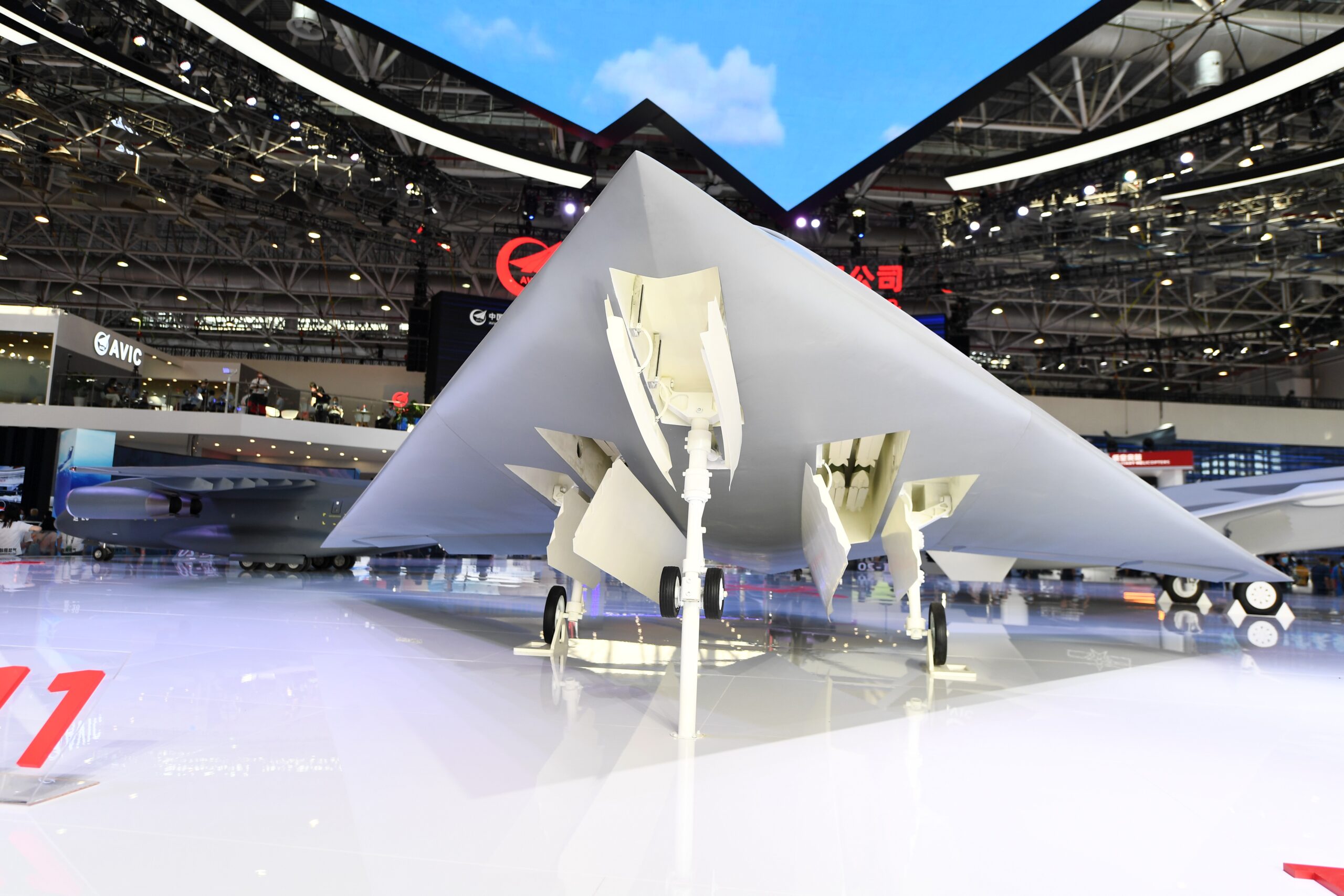 Mockup Of Chinese Stealth Drone Appears On Full-Size Aircraft Carrier ...