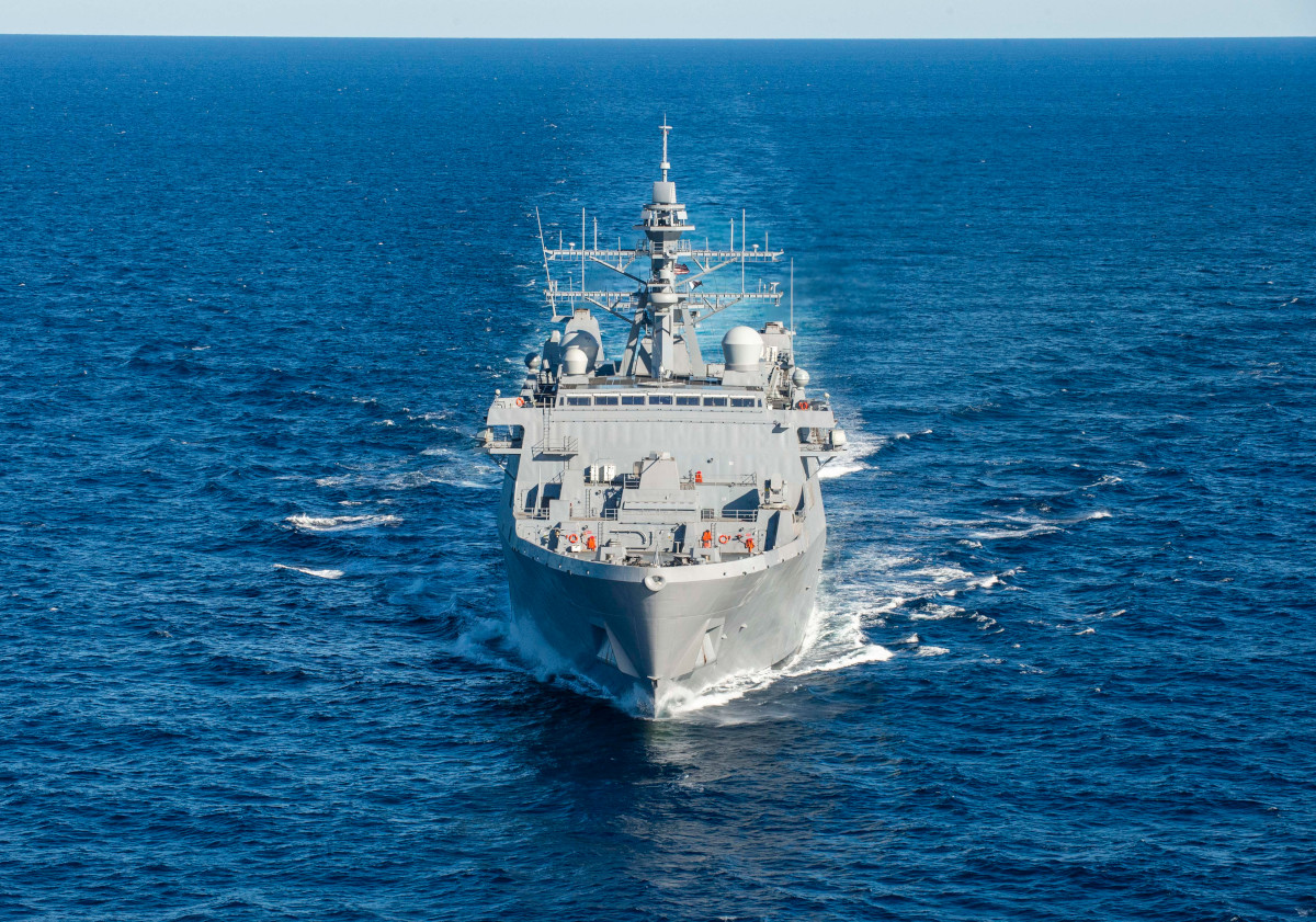 San Antonio Class Looks Very Different After Shedding Its Stealthy Masts