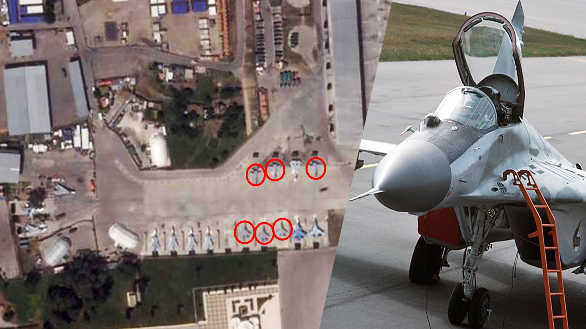 MiG-29 Fighters Were At Russia's Air Base In Syria Just Before Showing ...