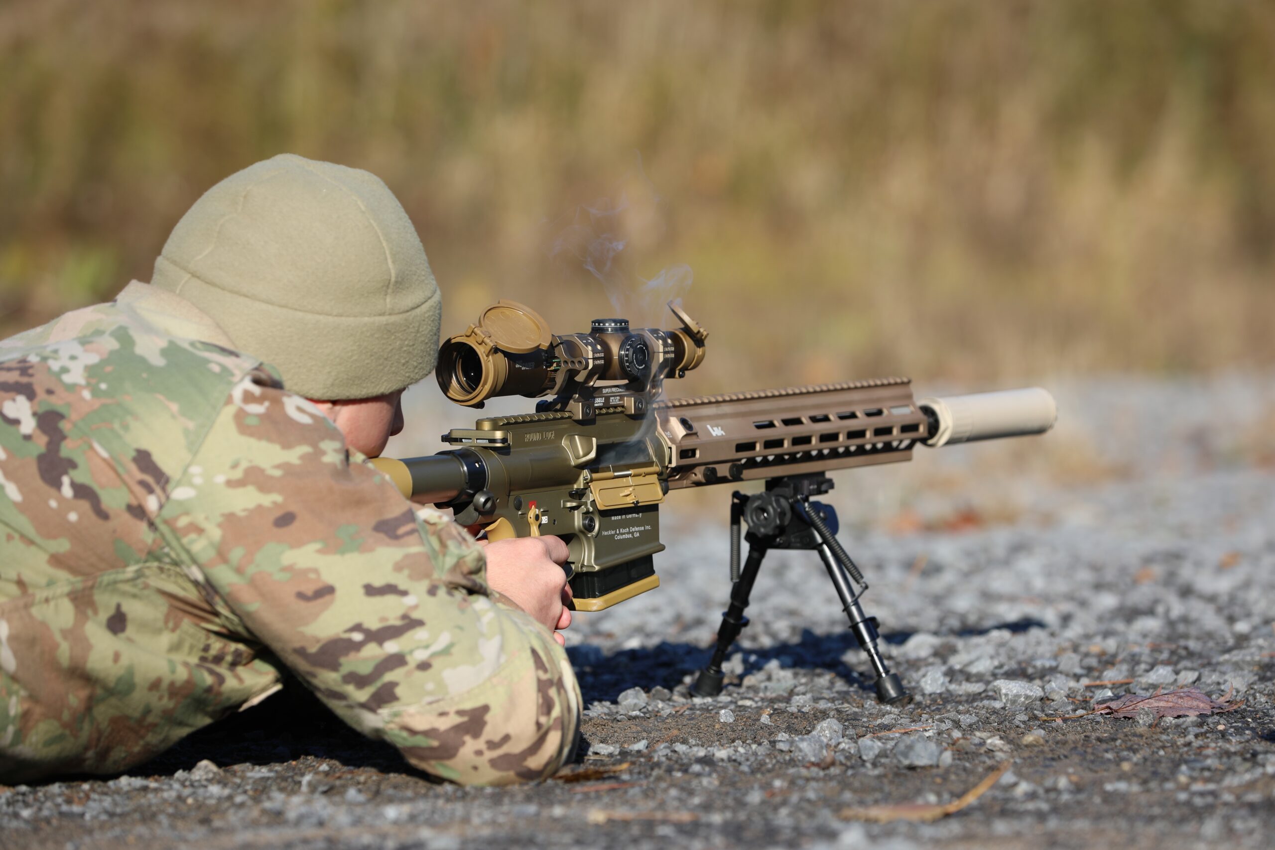 New M110A2 Sniper Rifle Used In Army Ranger Competition