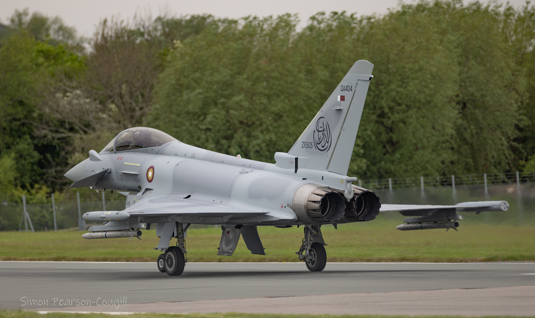 This Is Our First Look At A Typhoon Fighter Jet In Qatari Colors