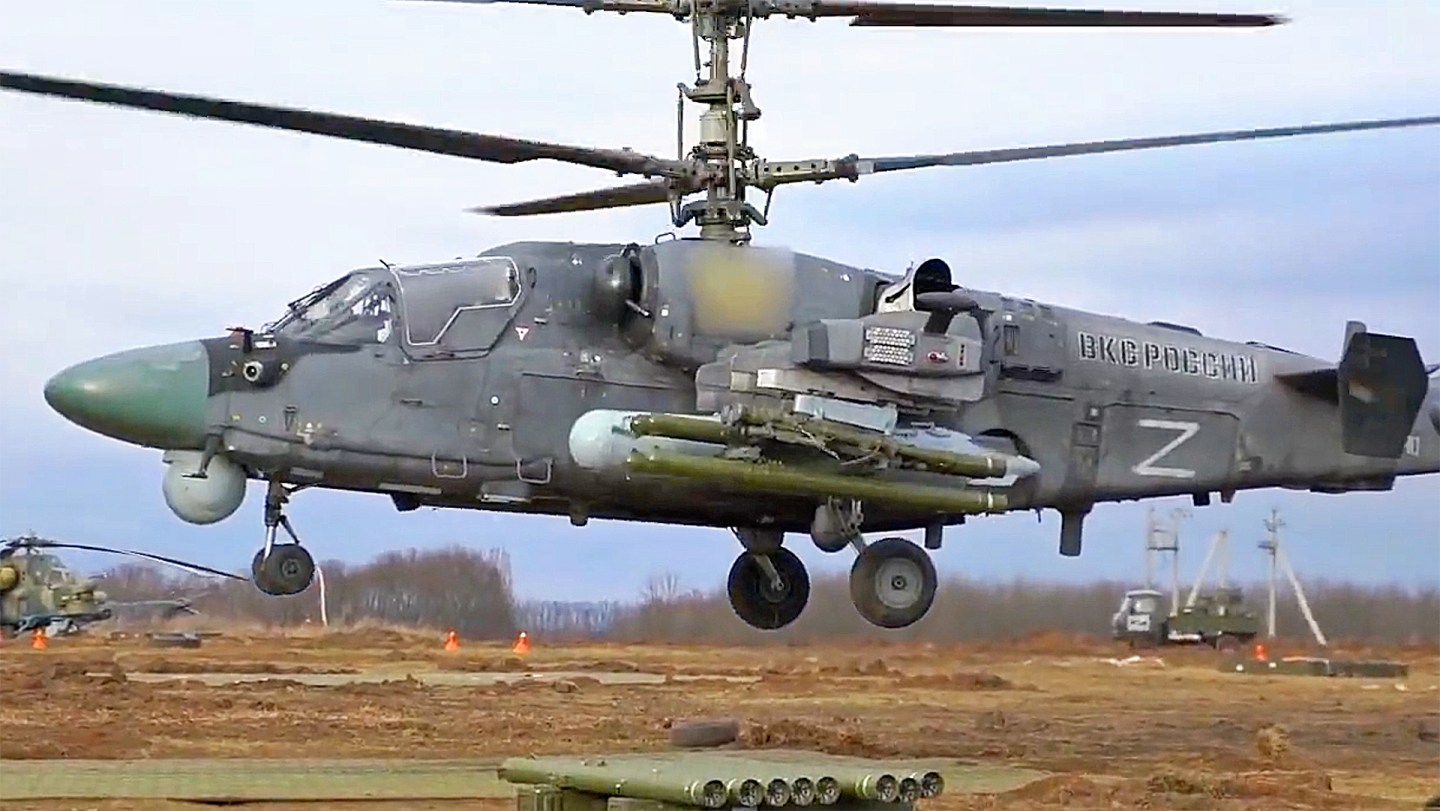 Ukraine's Armor Appears To Have A Russian Attack Helicopter Problem
