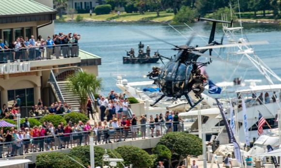 This Is Our Best Look Yet At The MH-6's Plank-Mounted Machine Gun