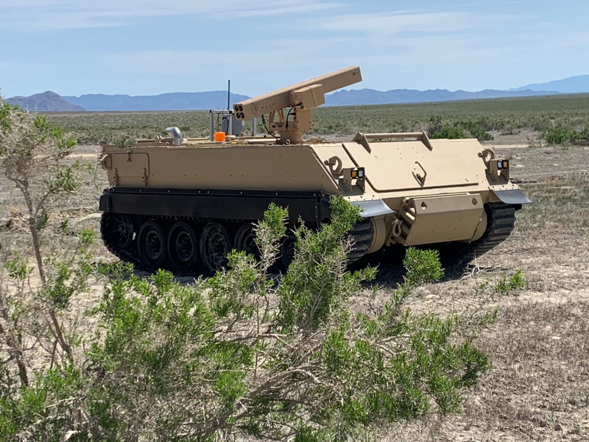 Army Tests Robotic M113 Armed With Guided Rocket Launcher