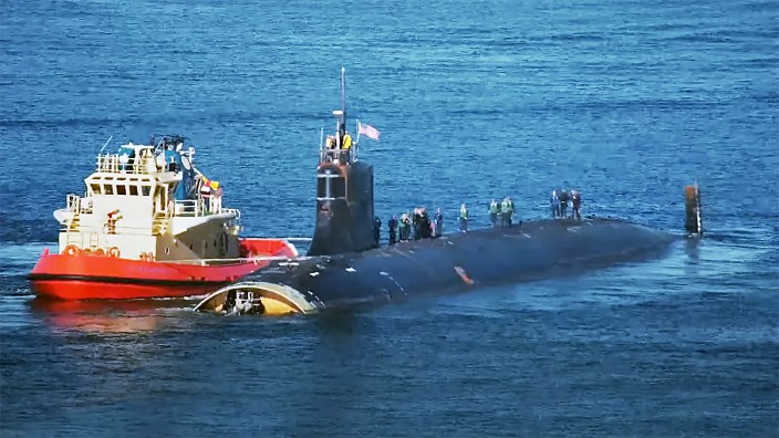Submarine USS Connecticut Severely Damaged In Pacific Crash To Return ...