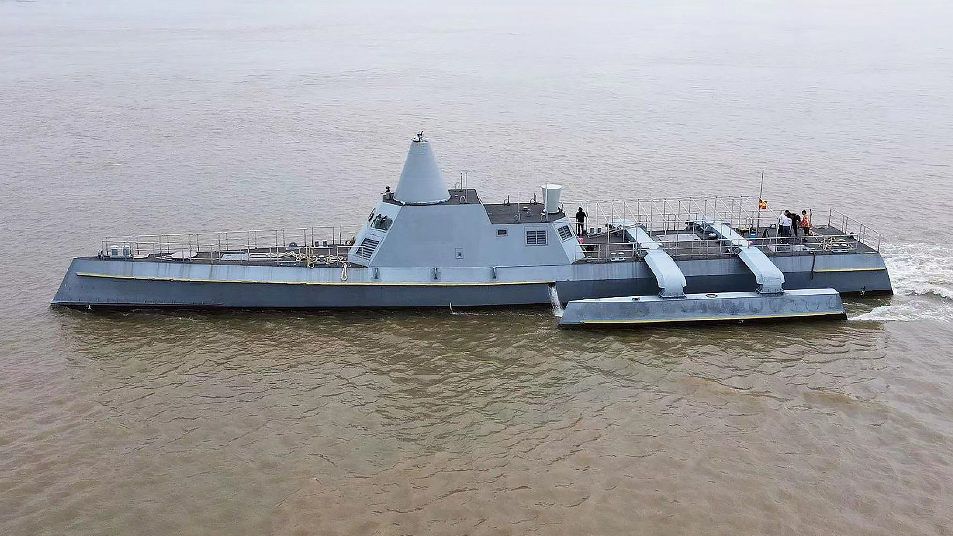This Is Our Best Look Yet At China’s Knockoff Of The U.S. Navy's Sea Hunter