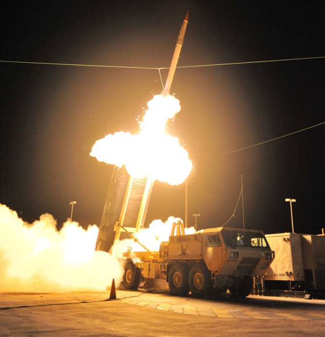 U.S. Army's First Combat Use Of THAAD Missile Defense System Just ...