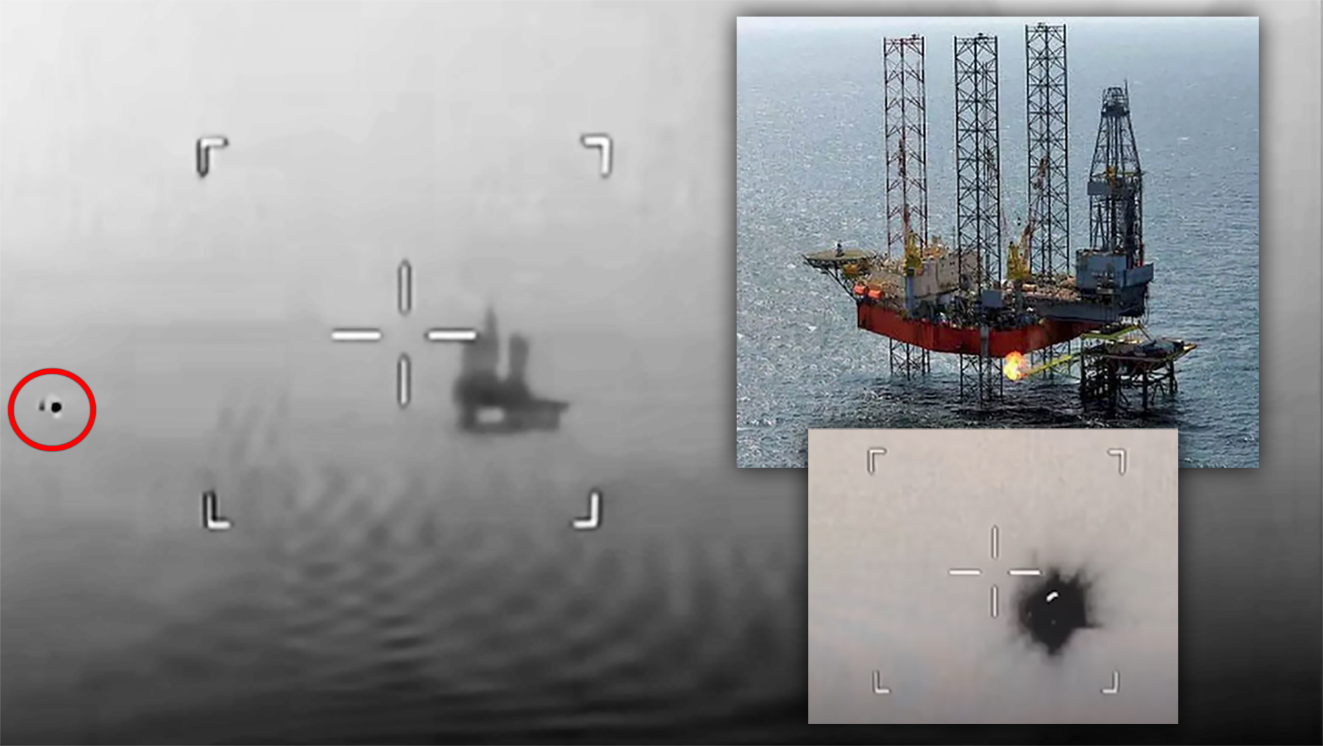 Video Of Ukraine's Missile Attack On Russian-Occupied Black Sea Gas Rig ...