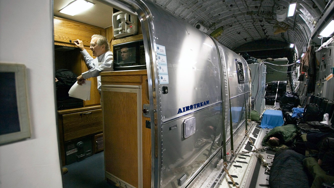 C-17's 'Silver Bullet' Airstream Trailer Pod Used By Secretary Of ...