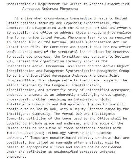 Senate Intel Committee Wants 'UAP' Investigators To Focus On Ones That ...