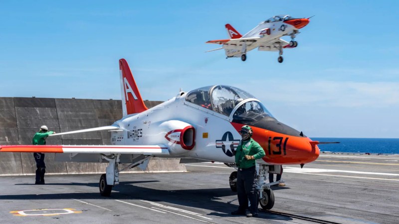 Navy Delays Jet Trainer Replacement As T-45 Wing Hits One Million ...