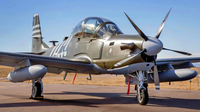 The Air Force Finally Has Its First New AT-6E Wolverine Light Attack ...
