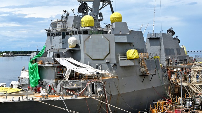 Navy's Troubled Stealth Destroyers May Have Radars Replaced Before Ever ...