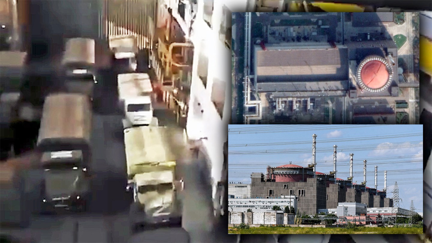 Video Shows Russian Military Vehicles Inside Sensitive Building At ...