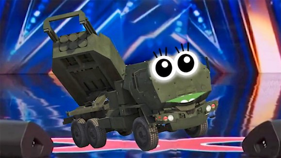 Ukrainian HIMARS Sports A Spooky Grin Just In Time For Halloween