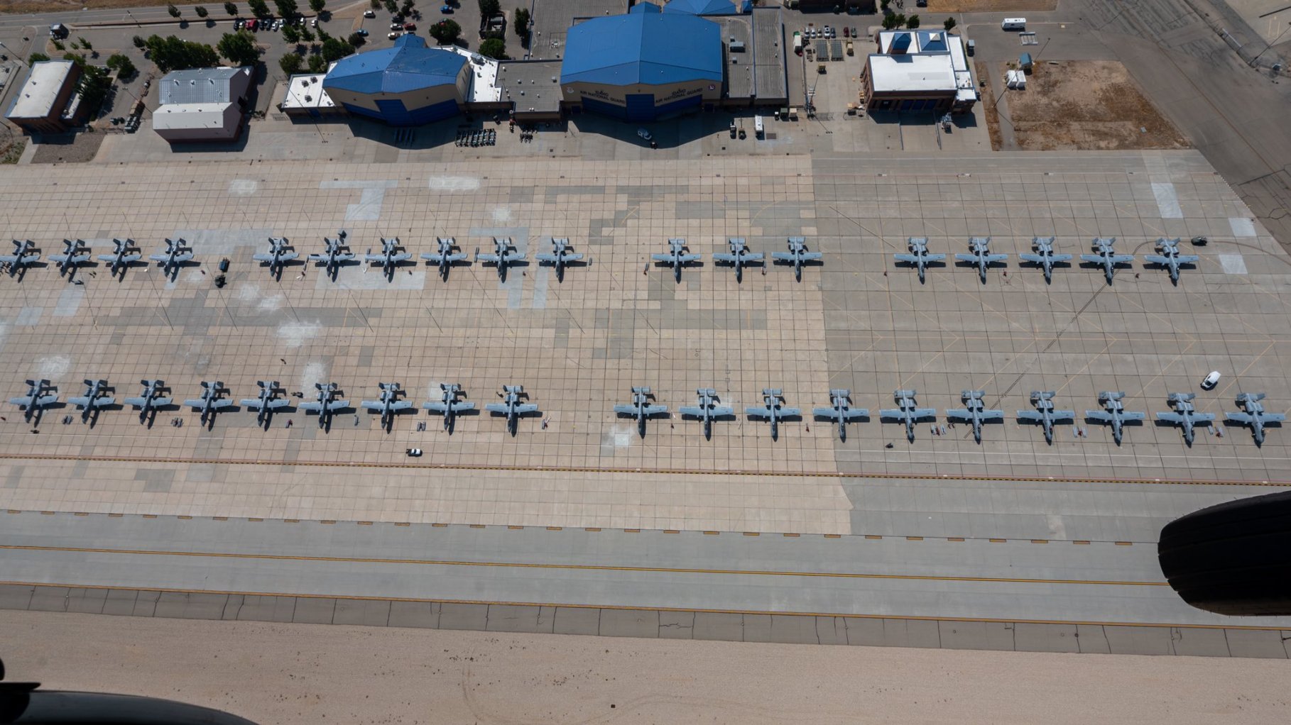 Bbrrrtttiful Images Of A Flightline Packed With A-10s For Hawgsmoke 2022