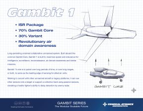 General Atomics' Gambit Drones To Have Different Airframes With Common ...
