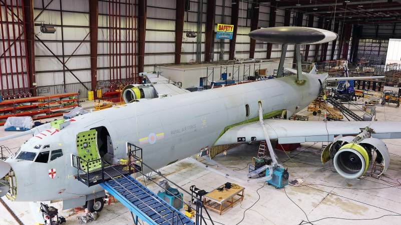 Navy Turning British Surplus E-3 Sentry Into E-6B Doomsday Plane Trainer