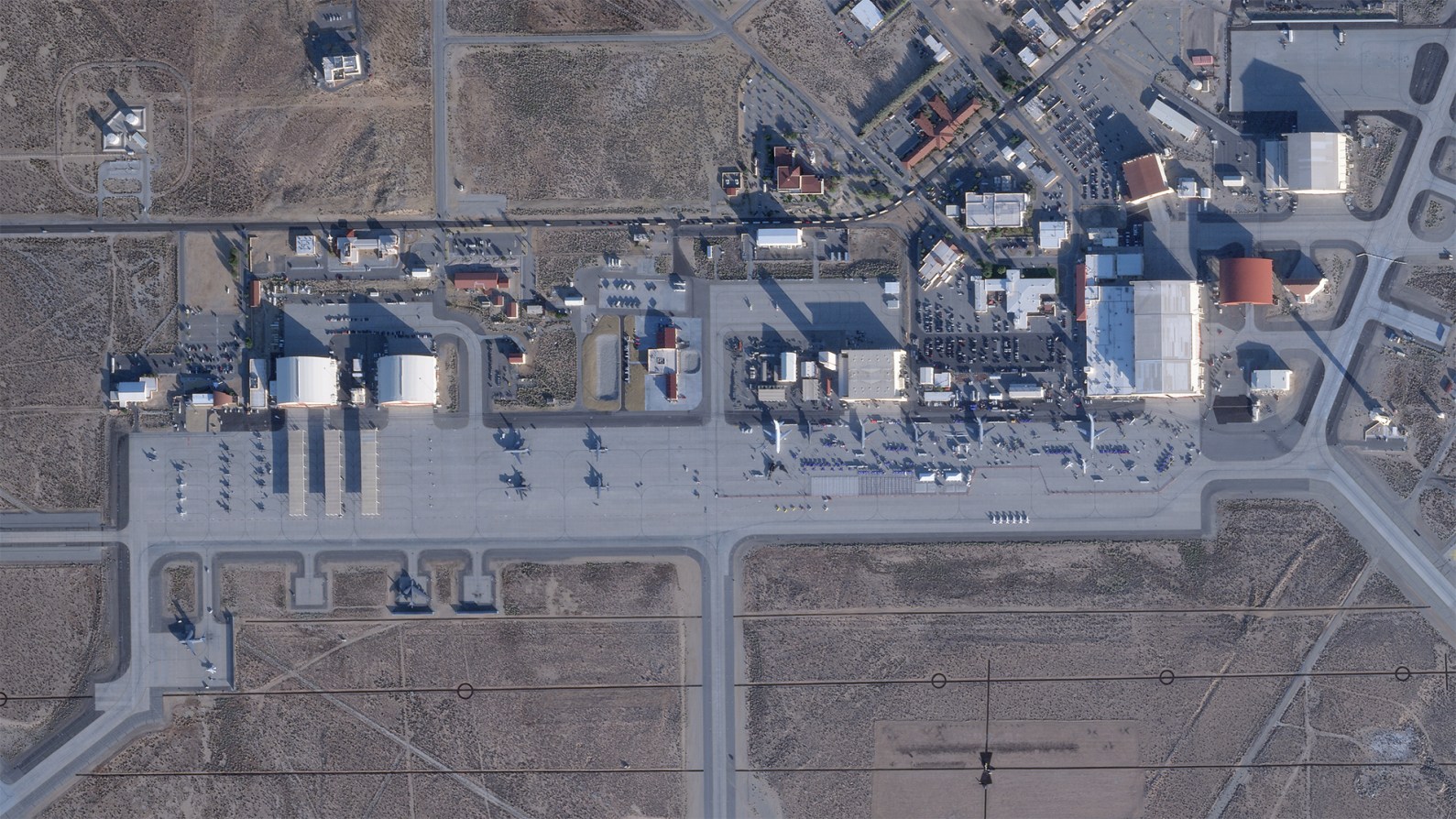 Edwards Air Force Base’s First Open House In 13 Years Seen From Space