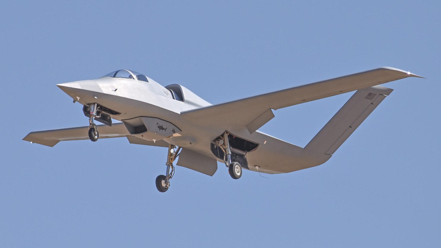 Intriguing 'Shark With Frickin' Laser Beam' Art Appears On Exotic Test Jet