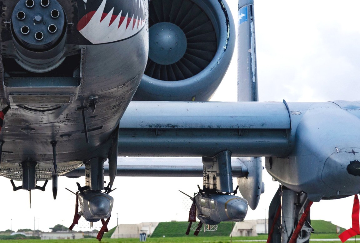 A-10s Train With Air-Launched Decoys Alongside B-1B Bombers