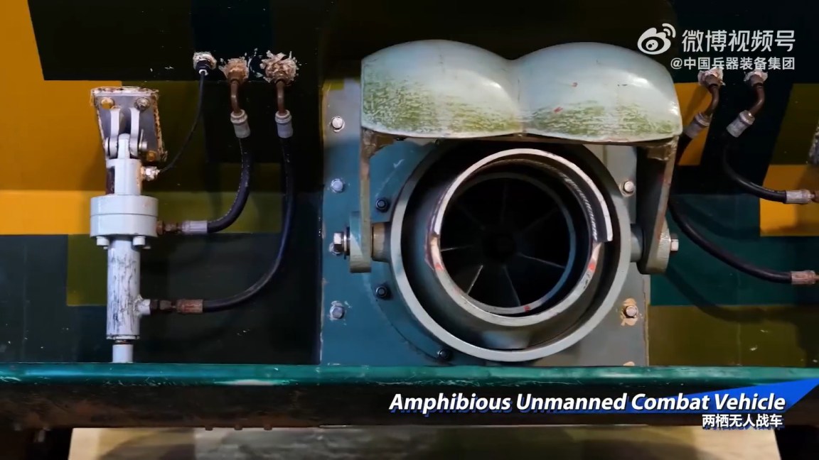 China's Quad-Tracked Amphibious Unmanned Vehicle Is Fascinating