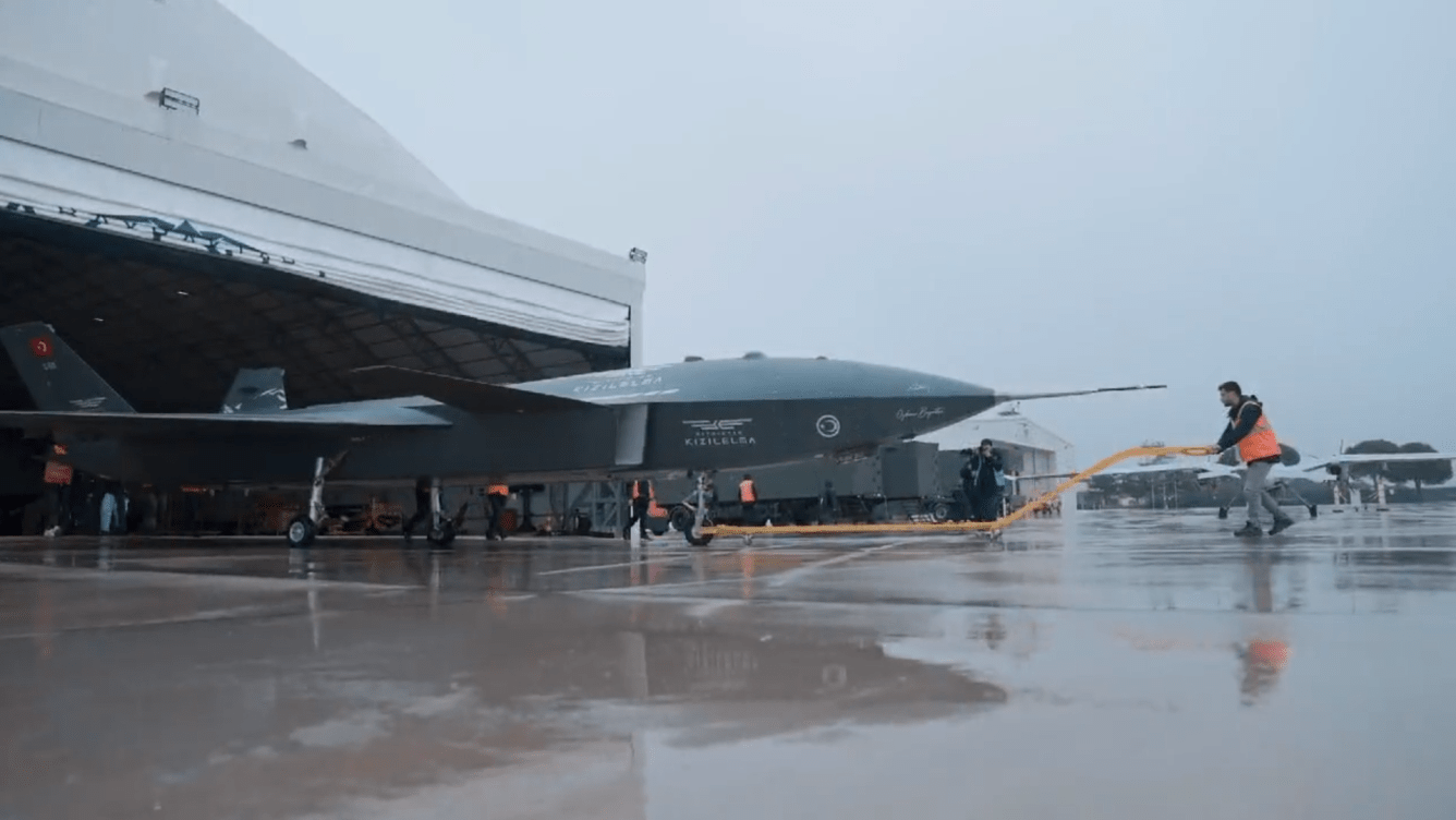 Turkey's New Fighter-Like Drone Takes Flight... For A Few Seconds