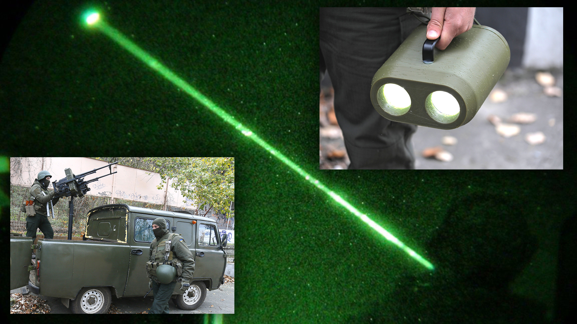 Ukrainian Teams Hunt Russian Drones With Laser Rifles, Gun Trucks, Apps