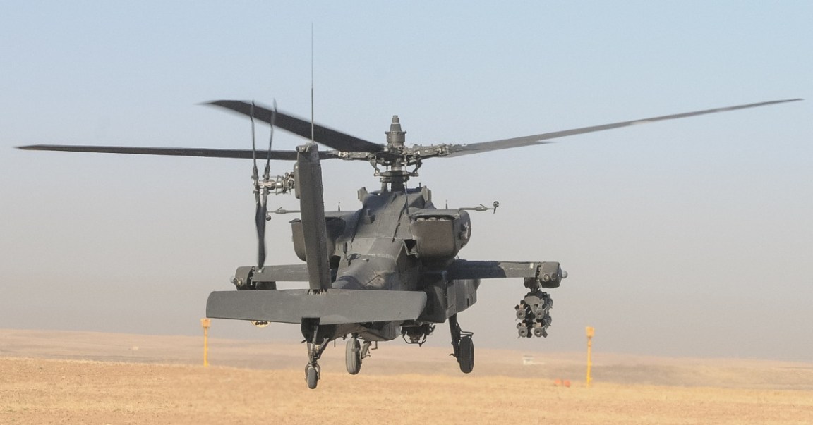 U.S. Army AH-64E Apaches Now Flying With New Laser Countermeasures