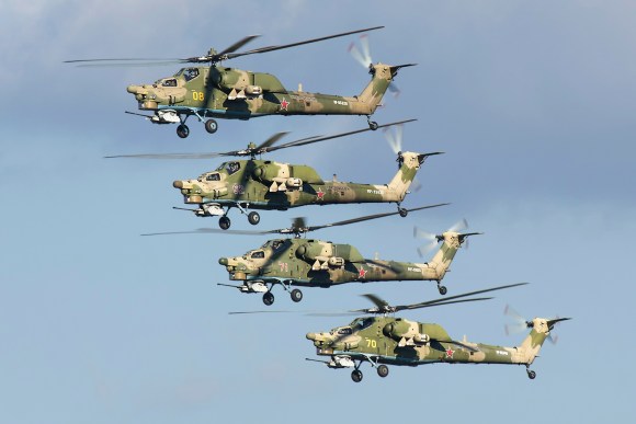 Russia’s Mi-28NM Attack Helicopter Seen Using New Anti-Armor Missile In ...