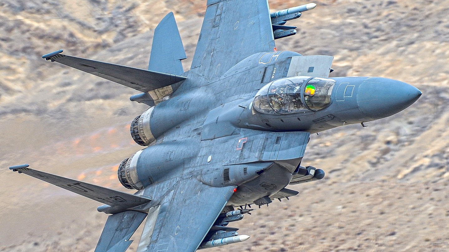 F-15E Strike Eagles Now Flying Without Conformal Fuel Tanks On Air Defense Missions