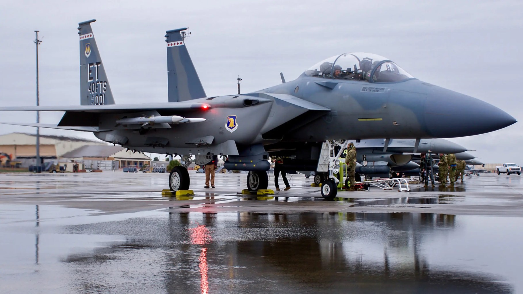 F-15E Strike Eagles Now Flying Without Conformal Fuel Tanks On Air ...