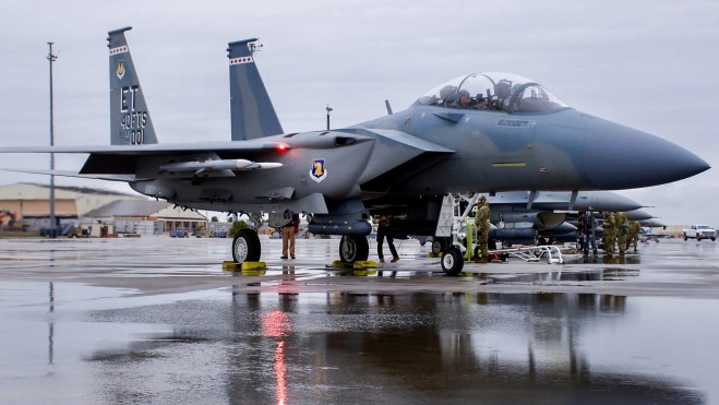 F-15E Strike Eagles Now Flying Without Conformal Fuel Tanks On Air ...