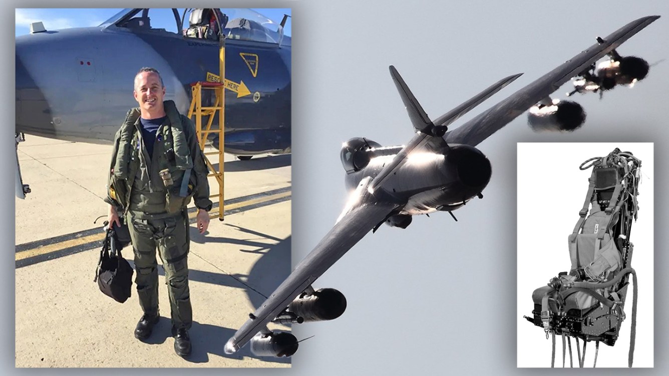 Hawker Hunter Aggressor Pilot Recounts Ejection Right Out Of Top Gun
