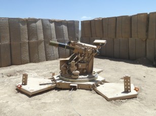 Futuristic Mortar Turret Seen In Action At U.S. Special Ops Base In Syria