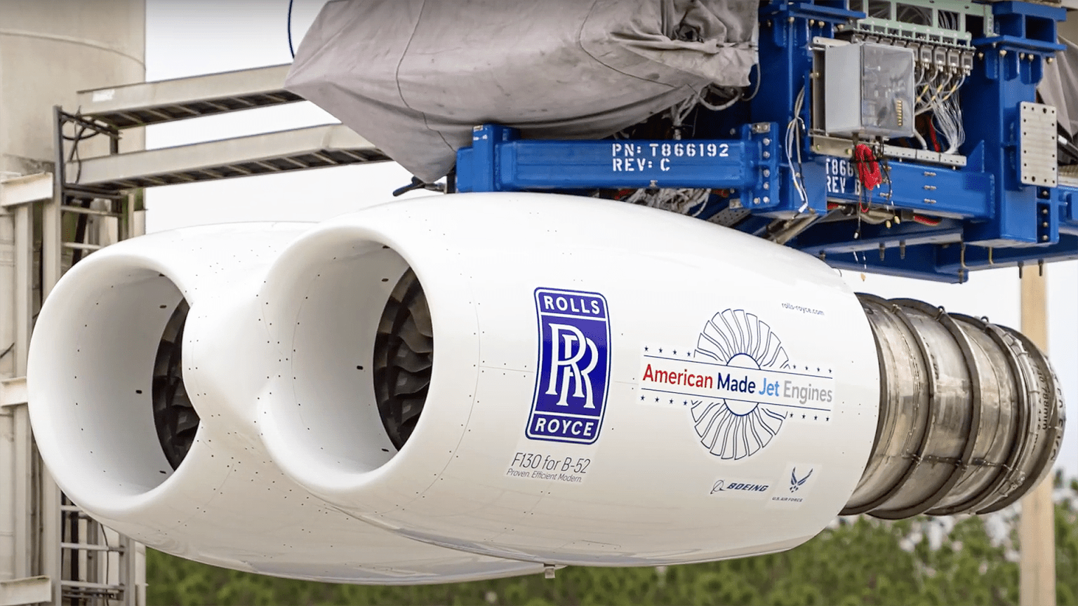 Rolls-Royce Offers Peek At The B-52’s New Engines Undergoing Testing
