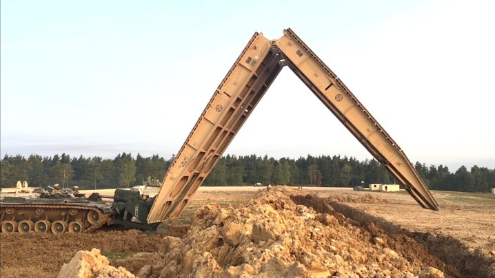 Former M60 Tanks Fitted With Folding Bridges Are Headed For Ukraine